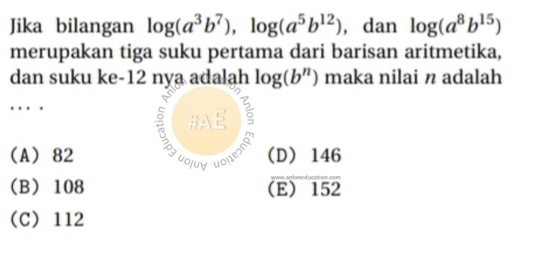 Bank Soal Logaritma Simak UI Matematika IPA Saintek - ANLON EDUCATION